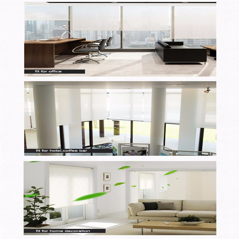 Motorized Sunscreen Anti UV Roller Blinds for Office Building from ...